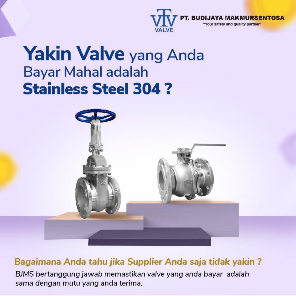 Jual VTV Gate Valve Stainless Steel Di Jakarta - BJMS Group